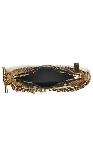 Alexander McQueen Mini Python Print Top Handle Bag