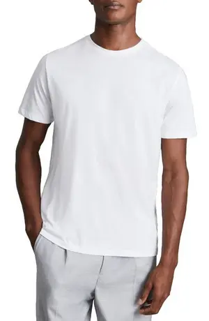 REISS Bless Cotton T-shirt - White