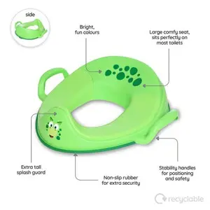 MY CARRY POTTY Toilet Seat And Step Stool Bundle - Dinosaur