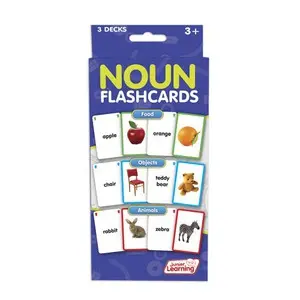 JUNIOR LEARNING Noun Flashcards Medium Difficulty