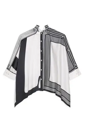 Helmut Lang Scarf Button-up Shirt