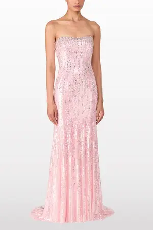 Jenny Packham Sarai Embellished Gown - Bunny