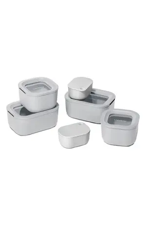 CARAWAY Mini Glass Food Storage 11-piece Set - Gray