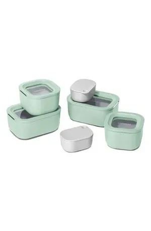 CARAWAY Mini Glass Food Storage 11-piece Set - Mist
