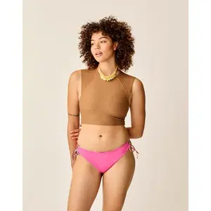 Carve Designs Ibiza Reversible Bikini Bottom Hot Pink/nirvana