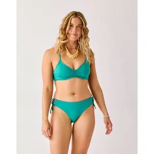 Carve Designs Ibiza Reversible Bikini Bottom Jade/navy