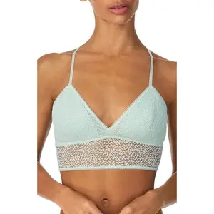 Dkny Modern Lace Longline Bralette Surf Spray