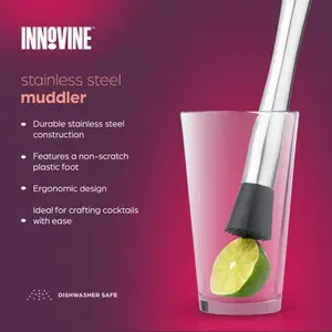 INNOVINE Stainless Steel Muddler