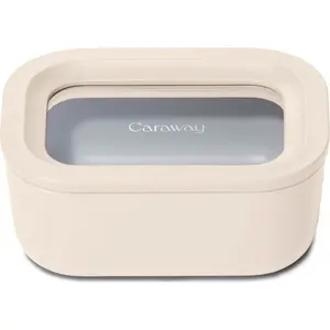CARAWAY Mini Rectangle Glass Food Storage Container - Cream