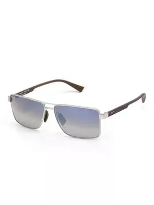 Maui Jim Piha Rectangle-frame Sunglasses