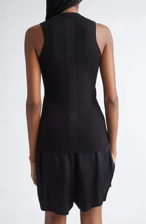 Rick Owens Maglia Wool Rib Tank