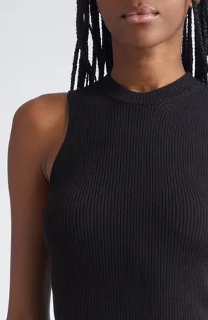 Rick Owens Maglia Wool Rib Tank