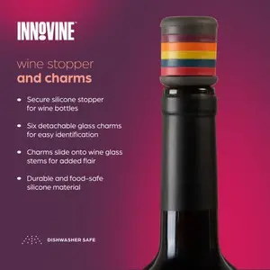 INNOVINE Wine Stopper And Charms