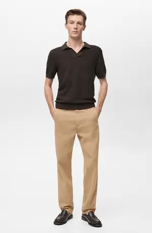 Mango Slant Pocket Straight Leg Jeans