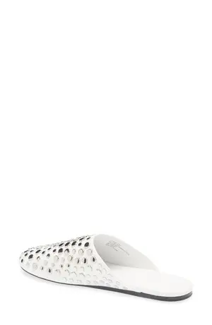 Tory Burch Studded Leather Mule - Cloud /silver