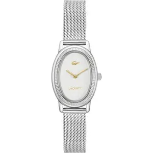 Lacoste Parisienne Mesh Strap Watch - Silver