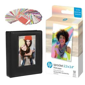 HP Sprocket Zink Photo Paper Bundle - White