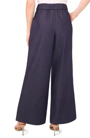 CECE DUPRAZ Tie Waist Wide Leg Jeans