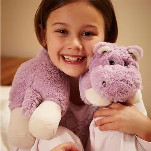 WARMIES Hippo Plush Neck Wrap - Medium Purple