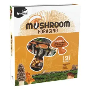 GIFT BOX Mushroom Foraging Kit Become A Fungi Connoisseur - Multicolored