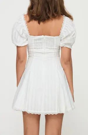 Princess Polly Rabatia Swiss Dot Mini Dress
