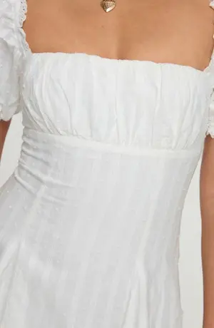 Princess Polly Rabatia Swiss Dot Mini Dress