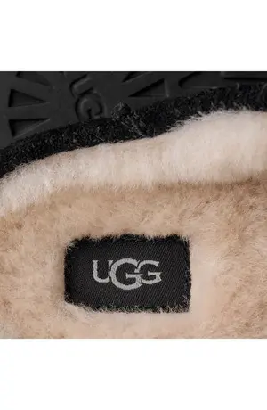 UGG Elea Waterproof Suede Slippers - Black