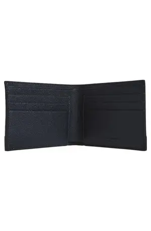 FERRAGAMO Gancio Embossed Leather Bifold Wallet