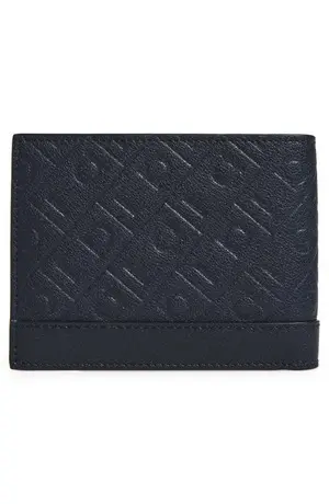 FERRAGAMO Gancio Embossed Leather Bifold Wallet
