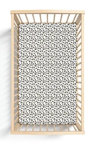 LAREE + CO Allie Crib Sheet - Leopard
