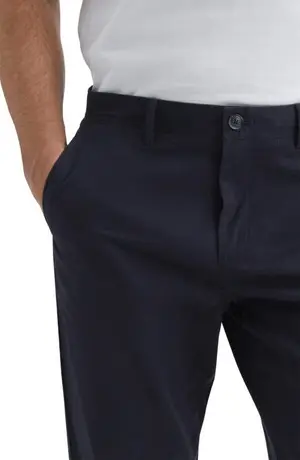 REISS Pitch Stretch Cotton Pants
