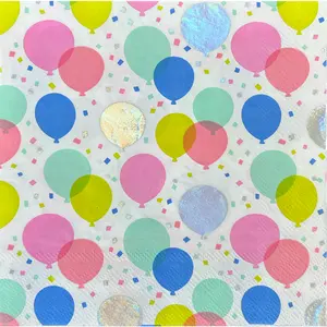 DAYDREAM SOCIETY It's A Birthday Balloon Large Napkins - Assorted Pre-pack