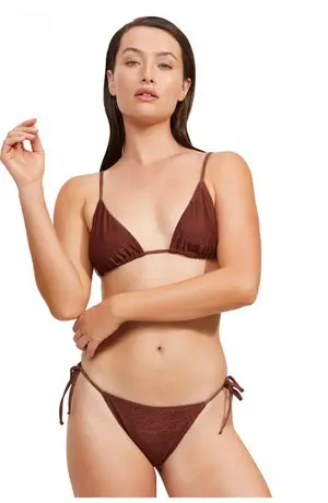LUMA GOTTEX Triangle Bikini Top Bronze