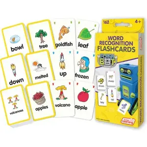 JUNIOR LEARNING Word Recognition Flashcards - Multicolored