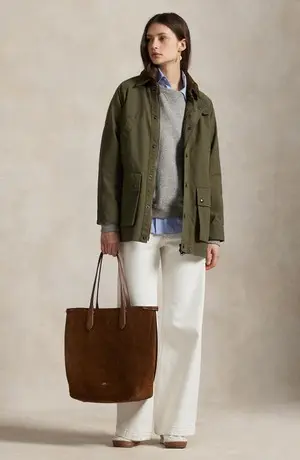 Polo Ralph Lauren Relaxed Cotton Twill Utility Jacket