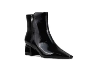 NINETY UNION Metallic Square Heel Bootie - Black