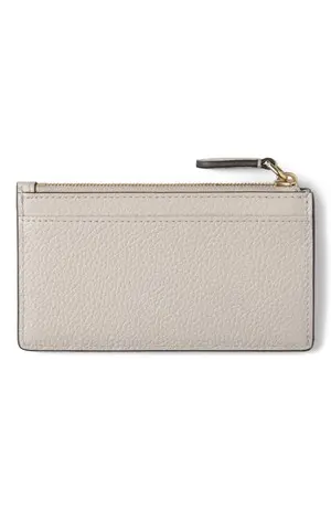 Mulberry Continental Zipped Long Card Holder - Chalk