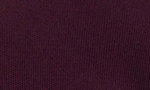 Mango Cropped Short-sleeve Sweater - Burgundy