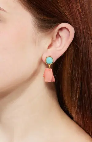 LIZZIE FORTUNATO Grove Drop Earrings