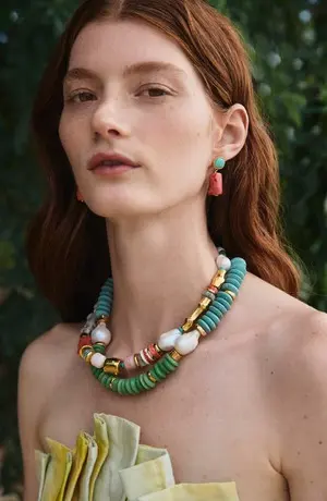 LIZZIE FORTUNATO Grove Drop Earrings