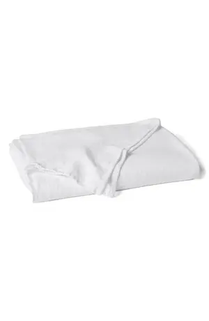 COYUCHI Helena Organic Linen Blanket Alpine White