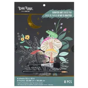 BREA REESE Scratch Art Kit Mythical Animals - Multicolored