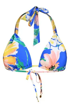 SUNSHINE 79 Printed Triangle Bikini Top