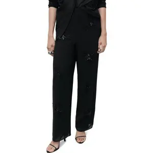 Mango Elasticated Pants For Women