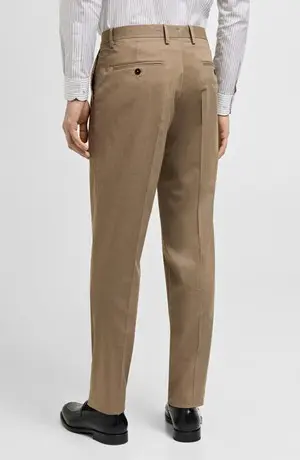 Mango Monaco Slim-fit Suit Pants - Medium Brown
