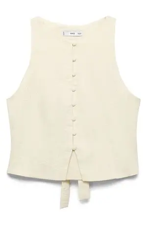 Mango Bow Back Waistcoat