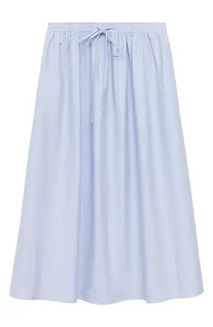 Mango Flared Cotton Maxi Skirt
