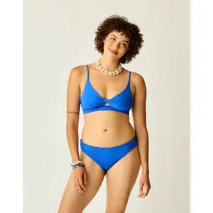 Carve Designs St. Barth Reversible Bikini Bottom Billie Blue/navy