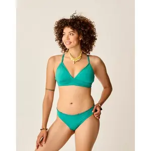 Carve Designs St. Barth Reversible Bikini Bottom - Blue Oasis/jade