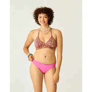 Carve Designs St. Barth Reversible Bikini Bottom Hot Pink/nirvana